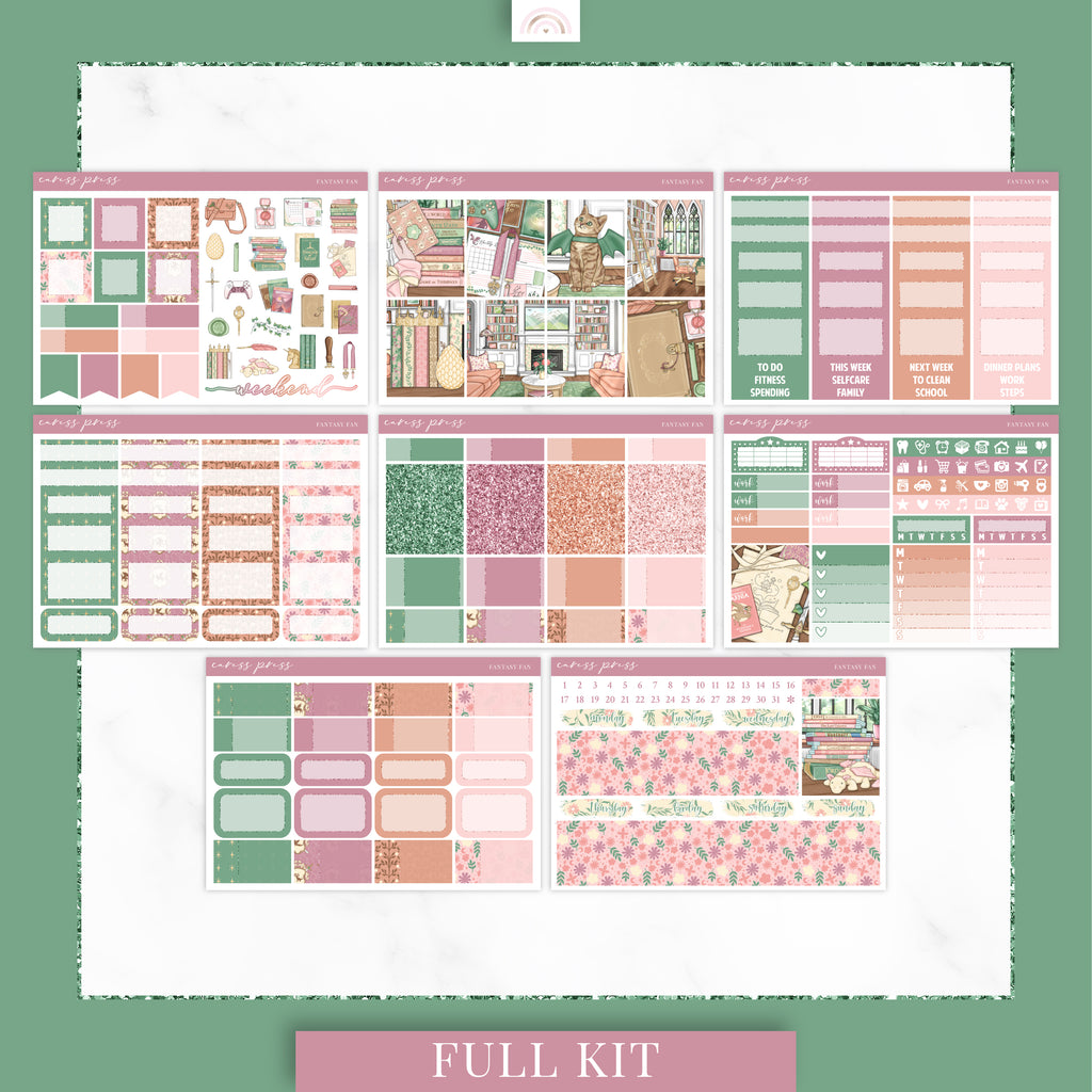 Fantasy Fan - Weekly Kit – Caress Press