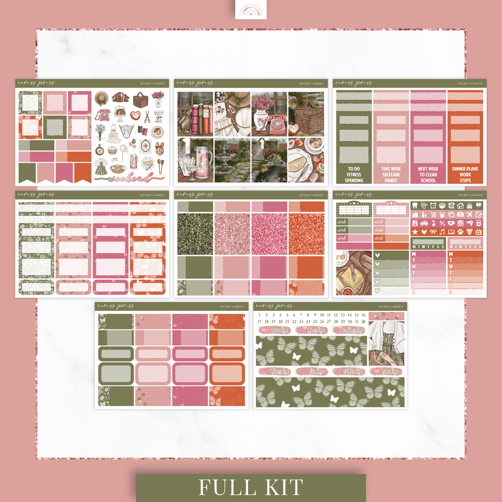 Secret Garden - Weekly Kit – Caress Press