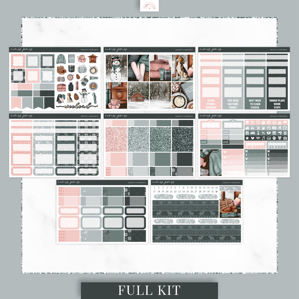 Frozen Comforts - Weekly Kit – Caress Press