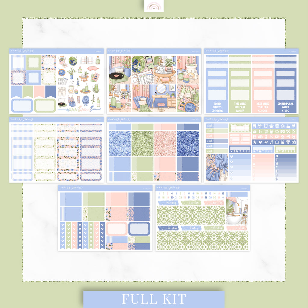 Unwind - Weekly Kit – Caress Press