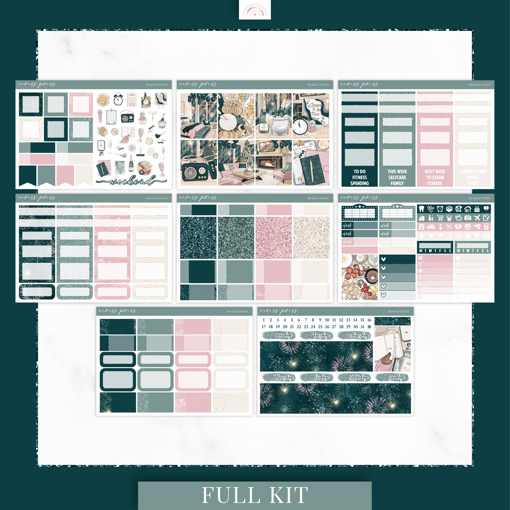Resolutions - Weekly Kit – Caress Press