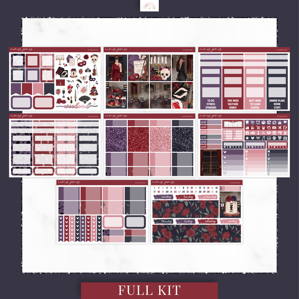 Masquerade - Weekly Kit – Caress Press